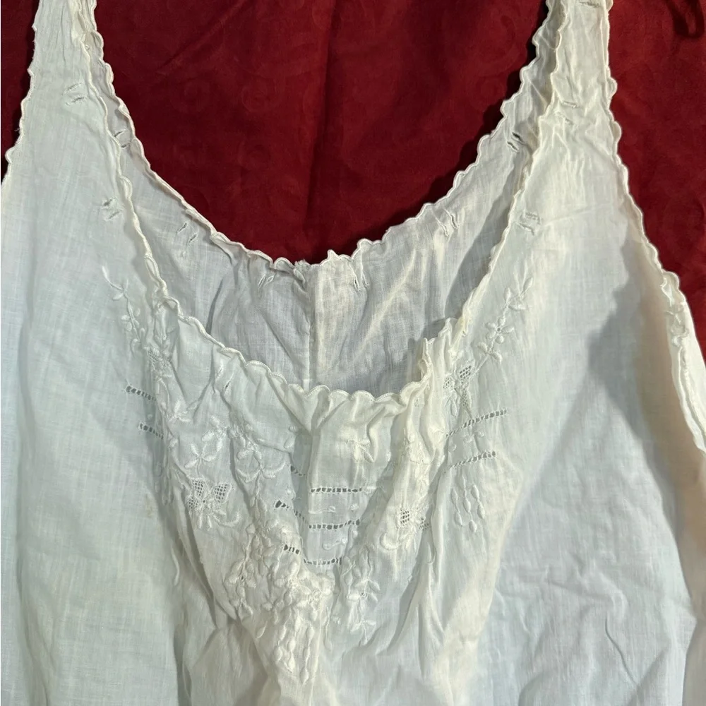 Handmade | Intimates & Sleepwear | Antique Edwardian White Cotton ...